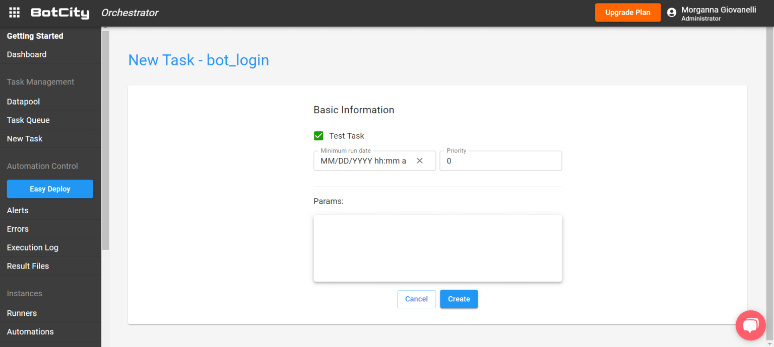 Logs in Python for RPA automation